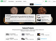 Consumer Reports Email Newsletters/Ratings Alerts Management Page